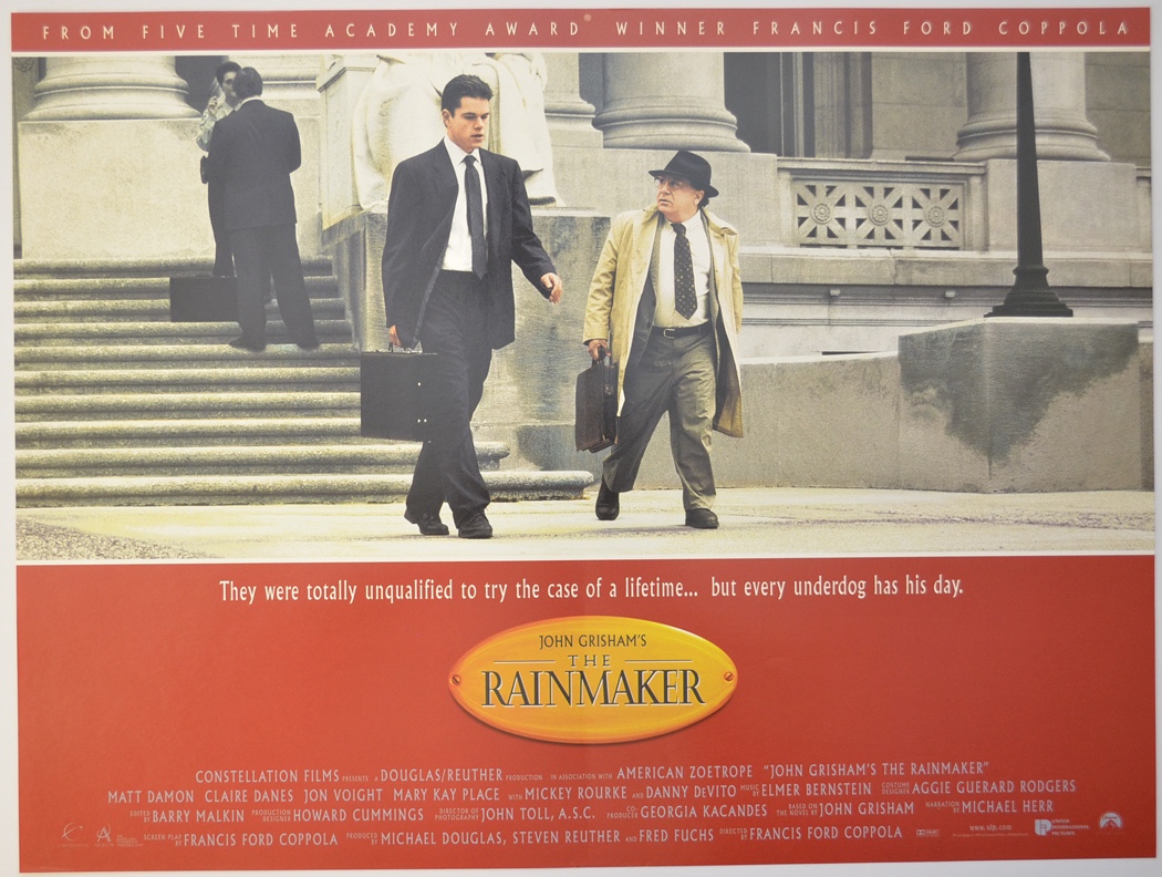 Francis Ford Coppola’s The Rainmaker – Podcasting Them Softly